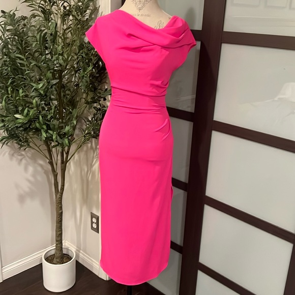 sixdo | Dresses | Nwt Sixdo Hot Pink Midi Dress | Poshmark